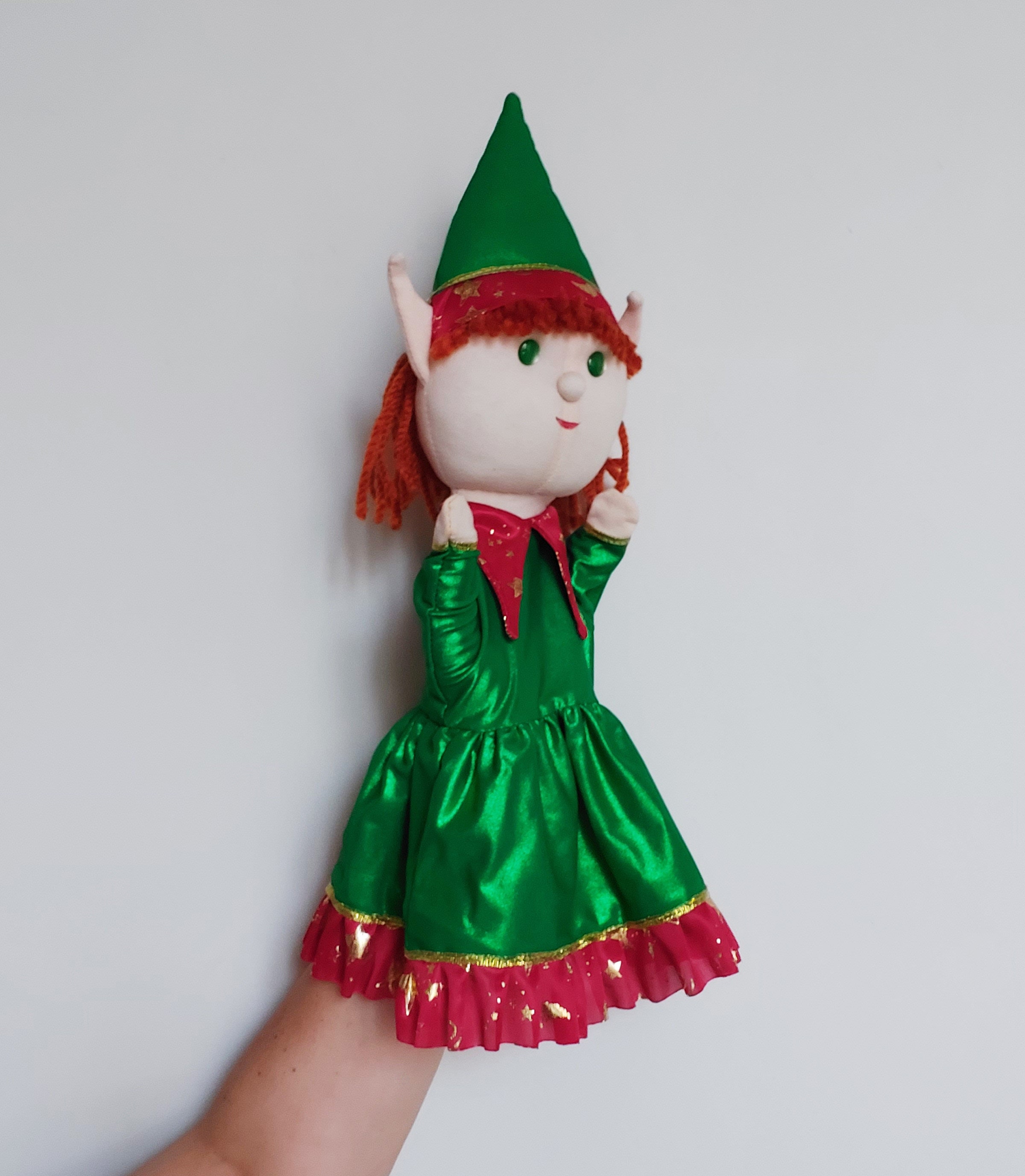 Filiella the elf girl and Filiel the elf boy hand puppet | Etsy