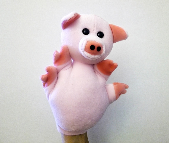 Arnold the Pig Hand Puppet | Etsy