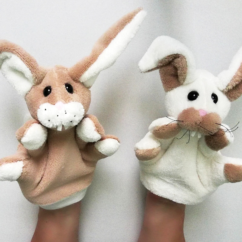 Bunny Puppets - Etsy