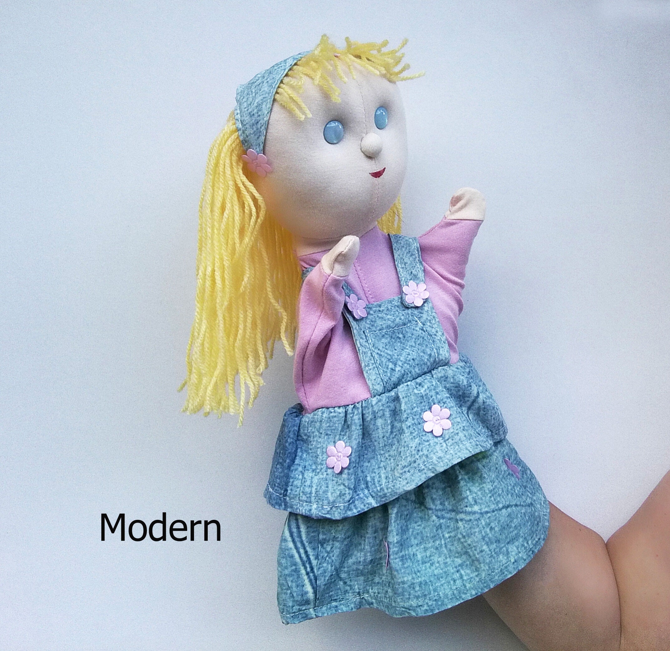 Little Girl Puppets Hand Puppets | Etsy