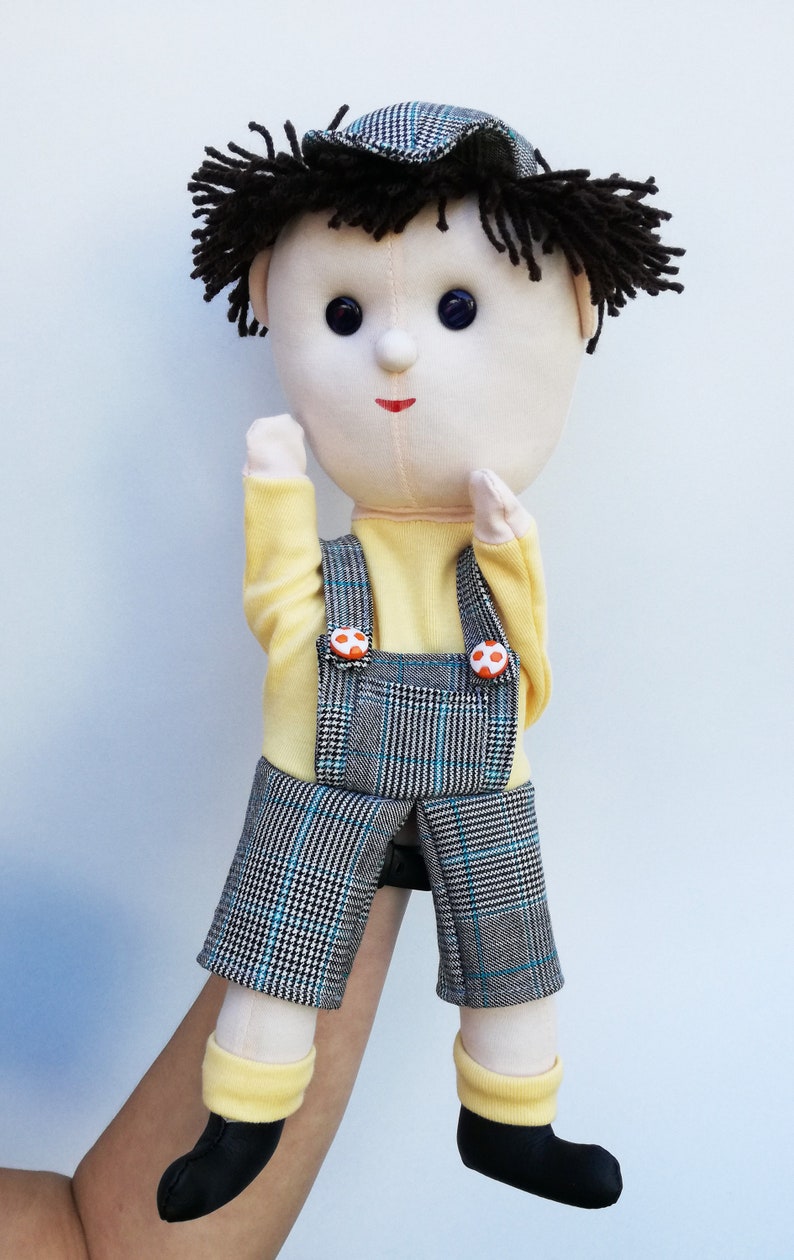 Benjamin, the Little Boy - Hand Puppet - Etsy