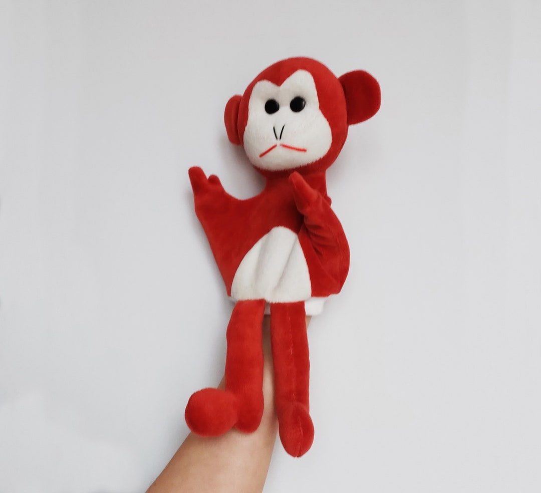 Momo, the Monkey - Hand Puppet - Etsy