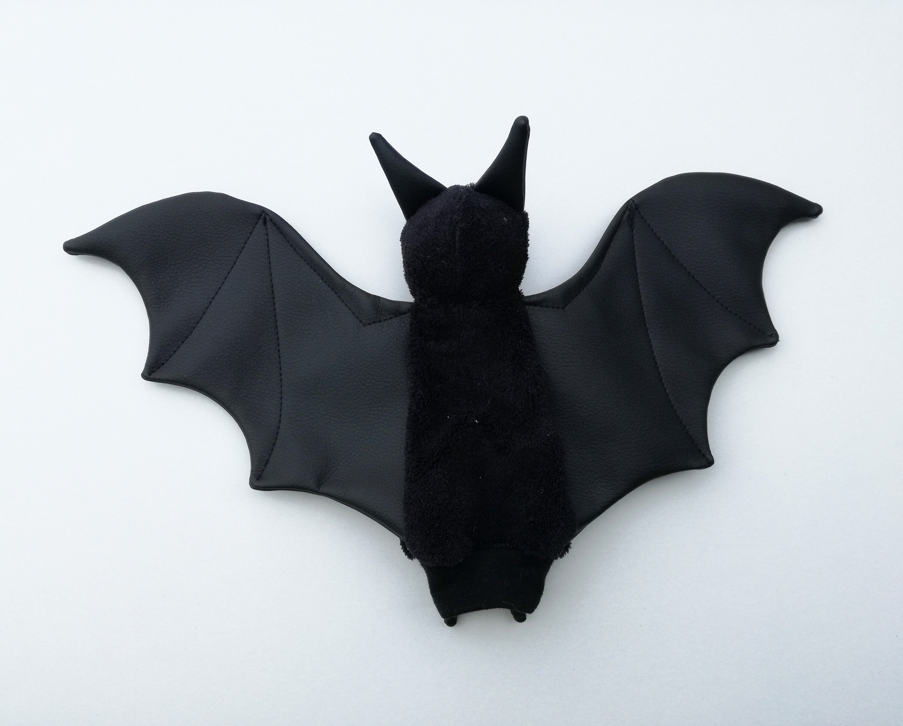 Rino the bat hand puppet | Etsy