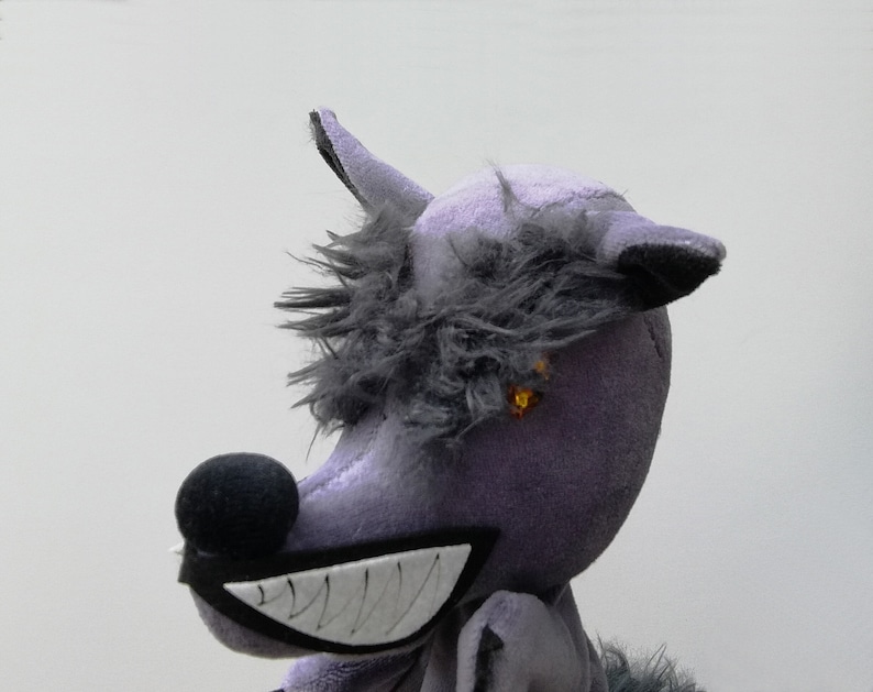 Lupo the wolf hand puppet | Etsy
