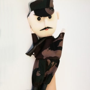 Jack, the Soldier - Hand Puppet - Etsy
