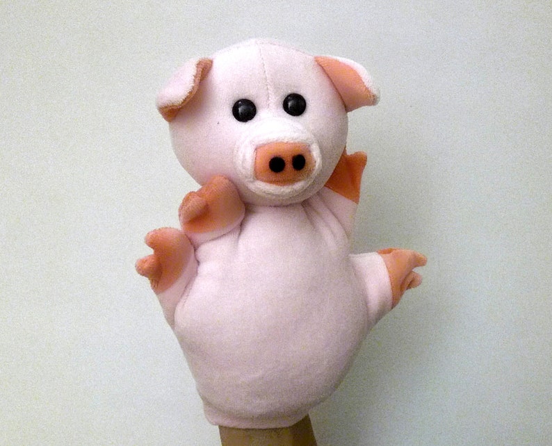 Arnold the Pig Hand Puppet | Etsy