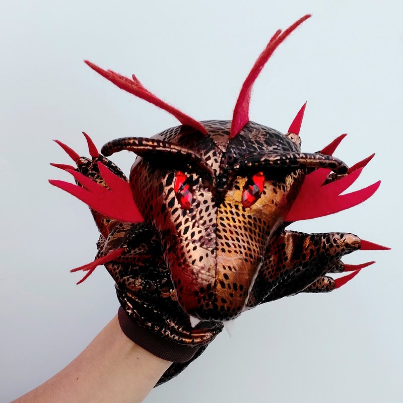 Scary Dragon Paper Puppets - Etsy