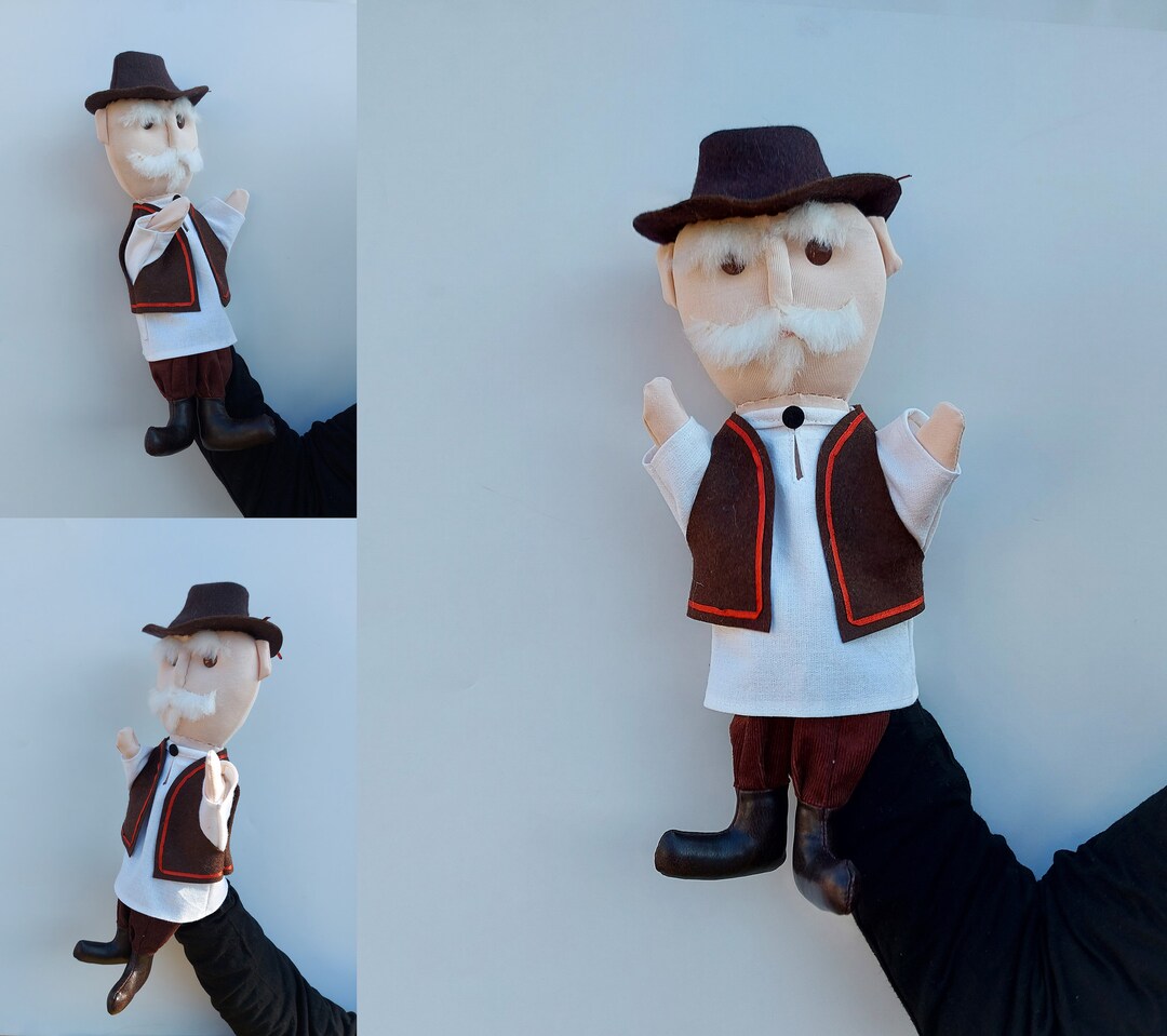 Grandfather - Hand Puppet - Etsy
