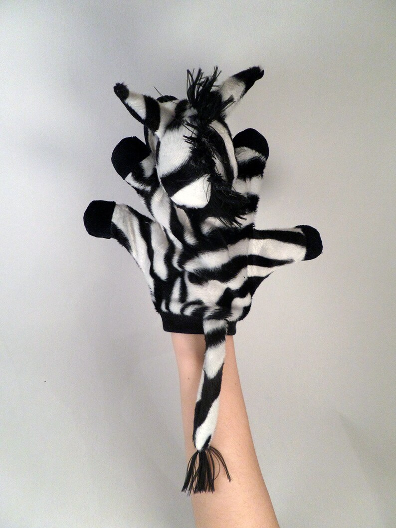 Hepapa, the Zebra - Hand Puppet - Etsy