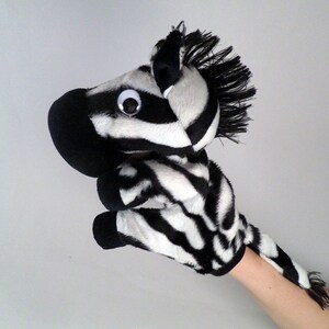 Hepapa, the Zebra - Hand Puppet - Etsy