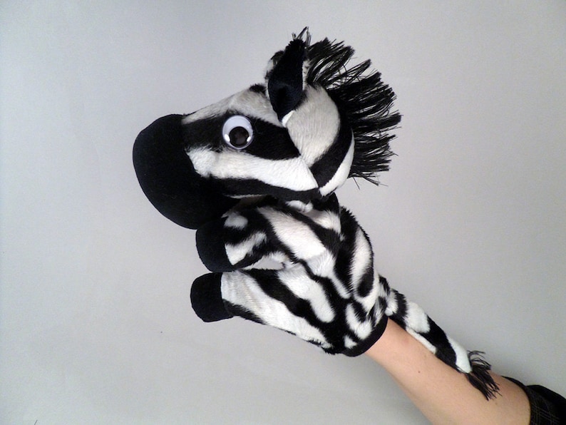 Hepapa, the Zebra - Hand Puppet - Etsy