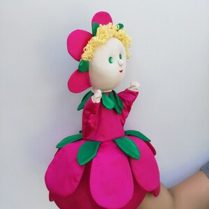 Flora, the Flower Fairy - Hand Puppet - Etsy