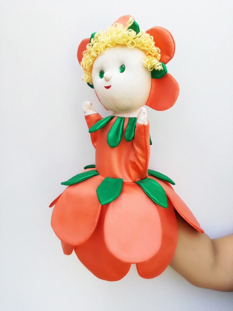 Flora the Flower Fairy Hand Puppet - Etsy