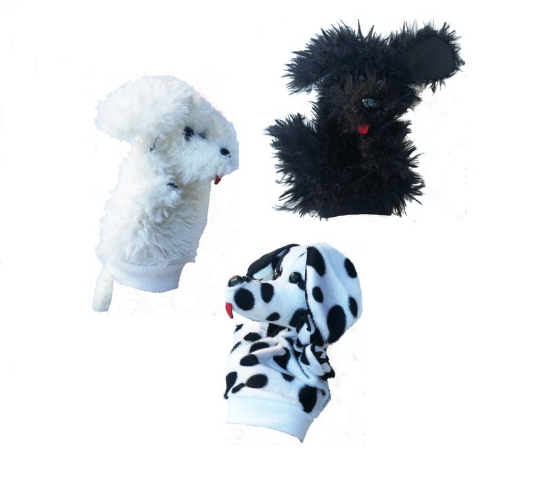 Three Dogs - Hand Puppet - Etsy