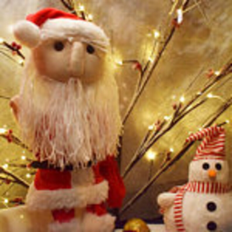 Santa Claus Hand Puppet - Etsy