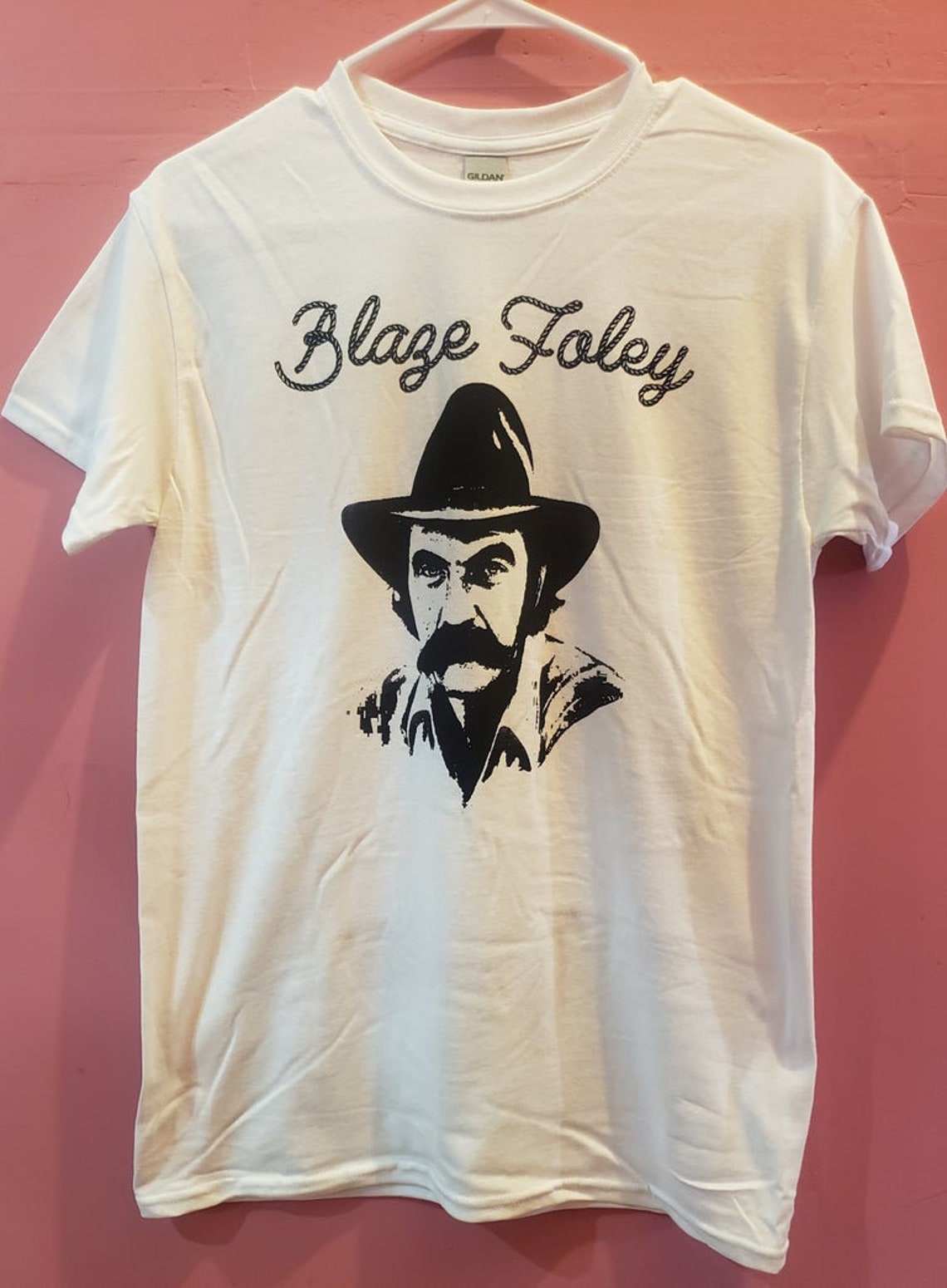 Blaze Foley White T-shirt tee | Etsy