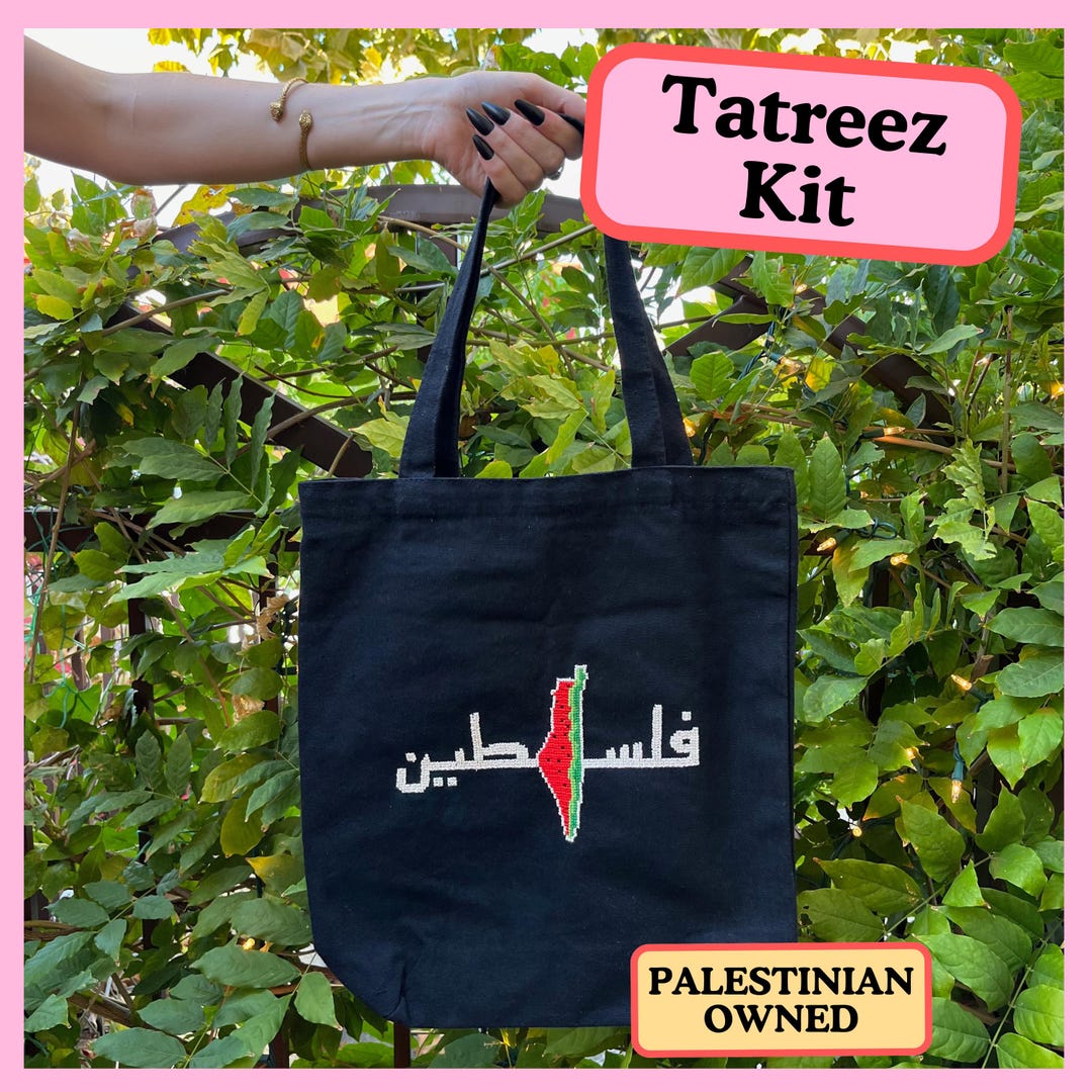 Handmade DIY Palestinian Tatreez Embroidery Cross Stitch Advanced Kit ...
