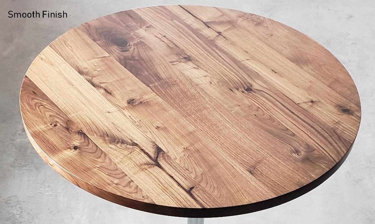 Rustic Dining Table, Round Table Top, Live Edge Round Dining Table ...