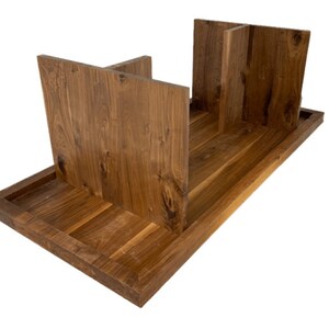 Solid Wood Table With T-shaped Legs Dining Table With Legs - Etsy