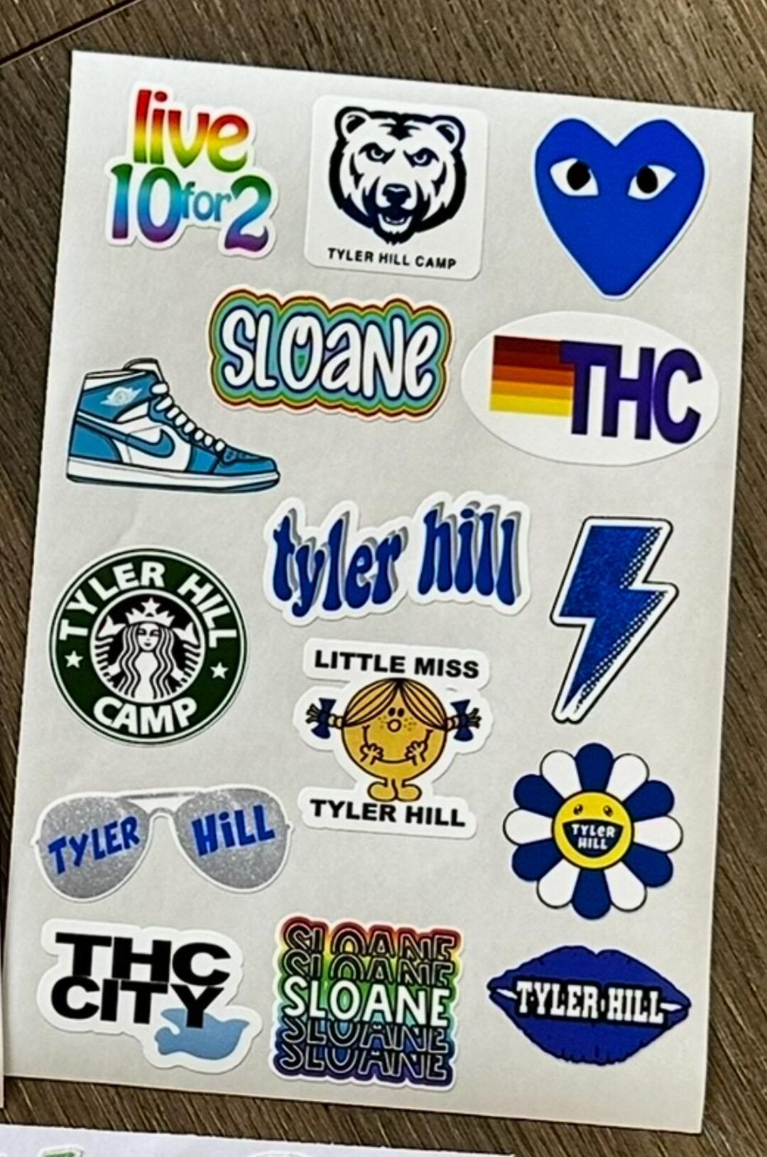 Camp Sticker Sheet (little Miss Style) - Etsy