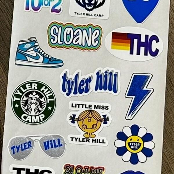 Camp Stickers - Etsy