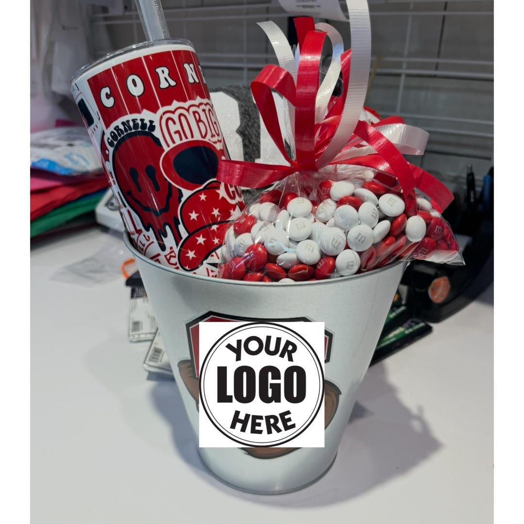 Collegiate Metal Pail 7” (ANY SCHOOL) - Etsy