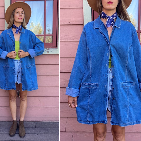 Denim Smock - Etsy UK
