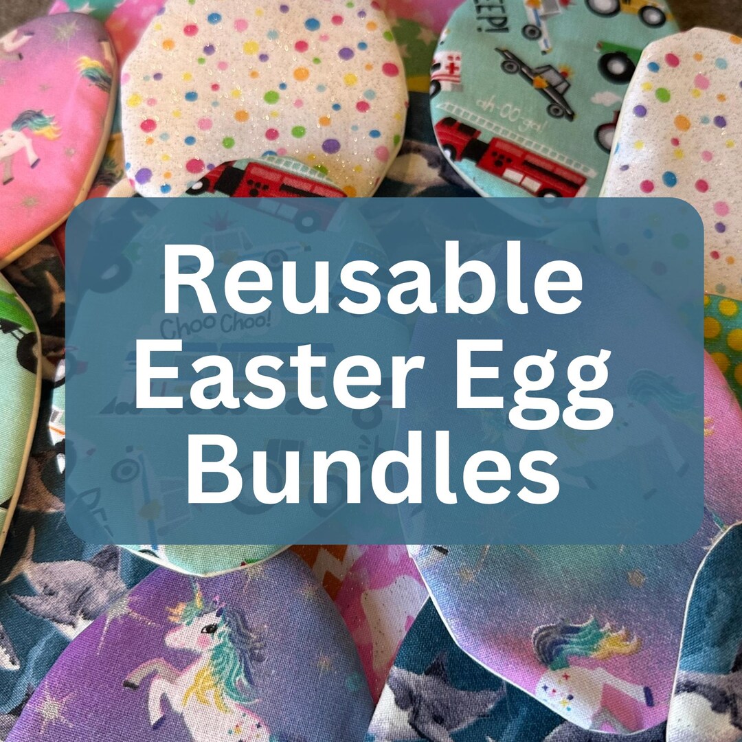 Reusable Cloth Easter Eggs - Bundles - Etsy