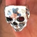 Skull Ear Cuff Silver - Etsy
