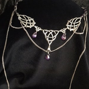 Celtic tiara circlet diadem crown chainmail | Etsy