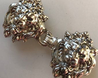 Lion Cloak Clasp Large Size 2 Inches Penannular Fibula Cape - Etsy
