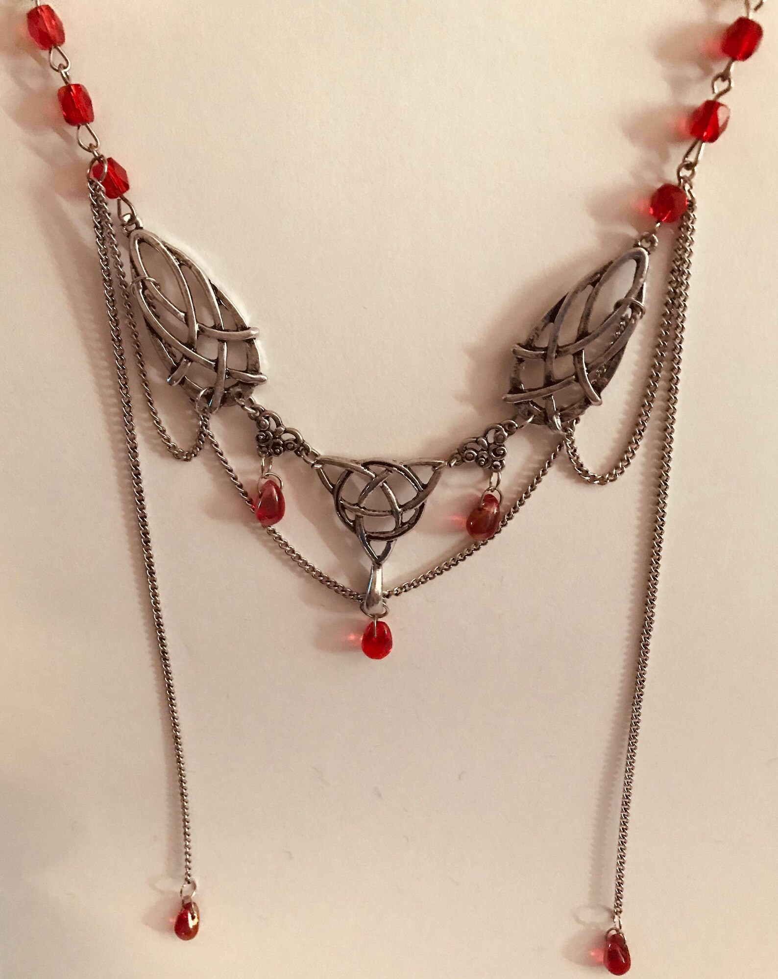 Celtic Tiara Chain Mail Diadem Circlet Purple Chain Mail - Etsy