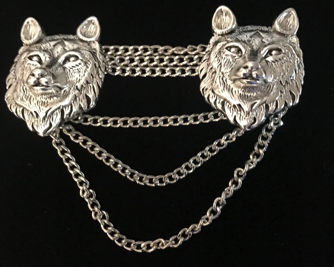 Wolf Cloak Clasp Large Style - Etsy