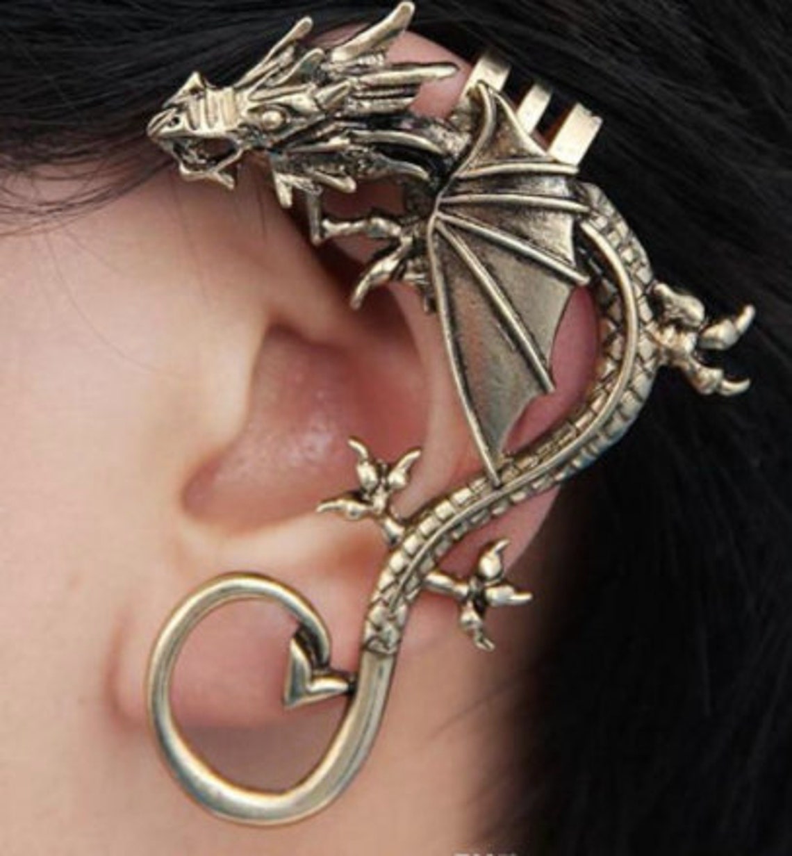 Dragon Ear Cuff Ear Wrap | Etsy