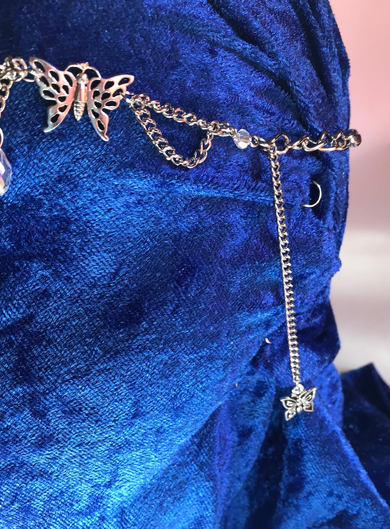 Butterfly Tiara Circlet Diadem Crown Chainmail - Etsy