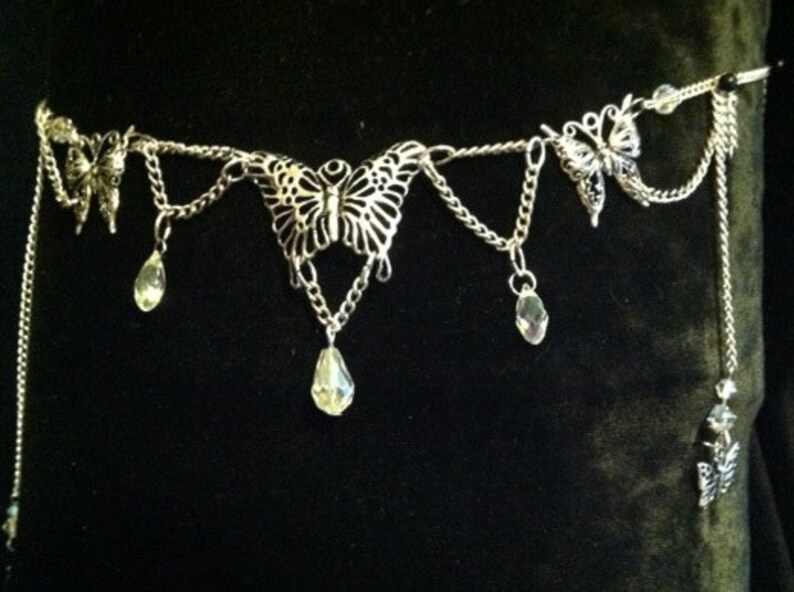 Butterfly Tiara Circlet Diadem Crown Chainmail - Etsy
