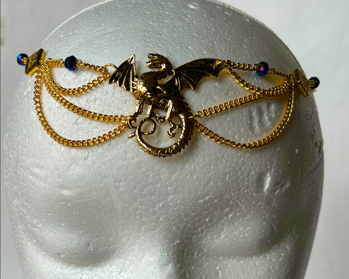 Dragon Tiara Dragon Circlet Dragon Crown Dragon Diadem - Etsy