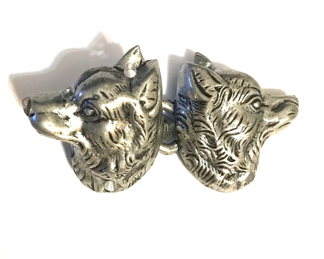 Wolf Cloak Clasp Pewter, Cape Closure Fibula, Penannular - Etsy