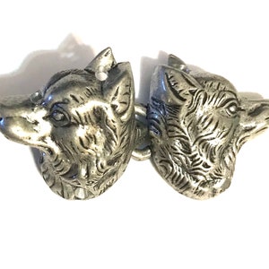 Wolf Cloak Clasp Pewter Cape Closure Fibula Penannular - Etsy