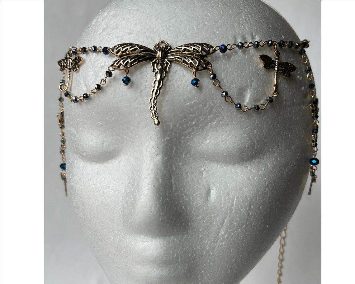 Dragonfly Tiara Dragonfly Crown Dragonfly Circlet Dragonfly - Etsy