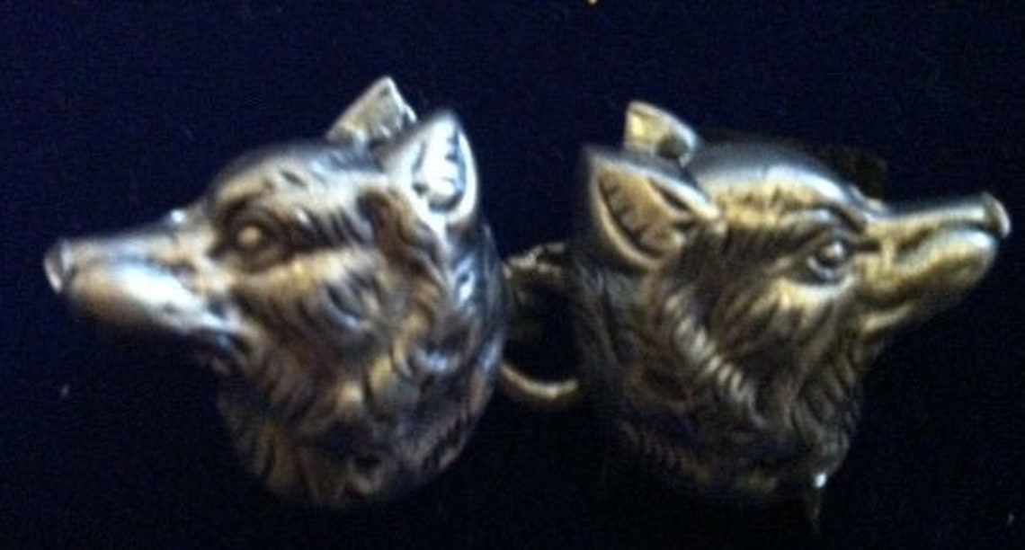 Wolf Cloak Clasp Pewter Cape Closure Fibula Penannular - Etsy