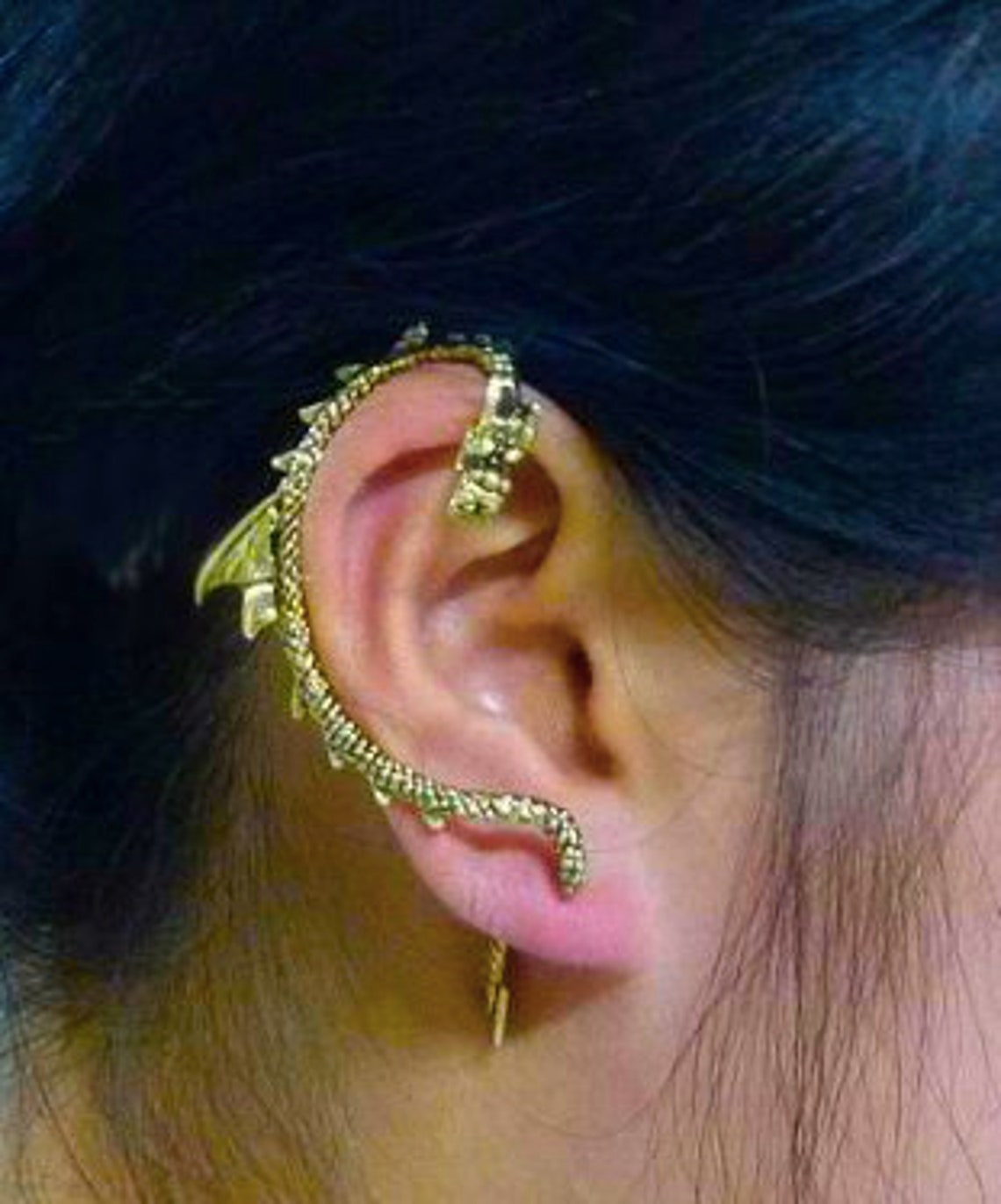 Dragon Ear Wrap Dragon Ear Cuff Right Ear Pierce - Etsy