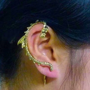 Dragon Ear Wrap, Dragon Ear Cuff Right Ear Pierce - Etsy