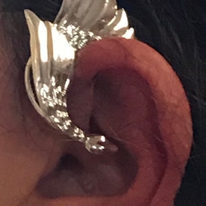 Elf Ears Wings Pair Silver Plated Bronze - Etsy