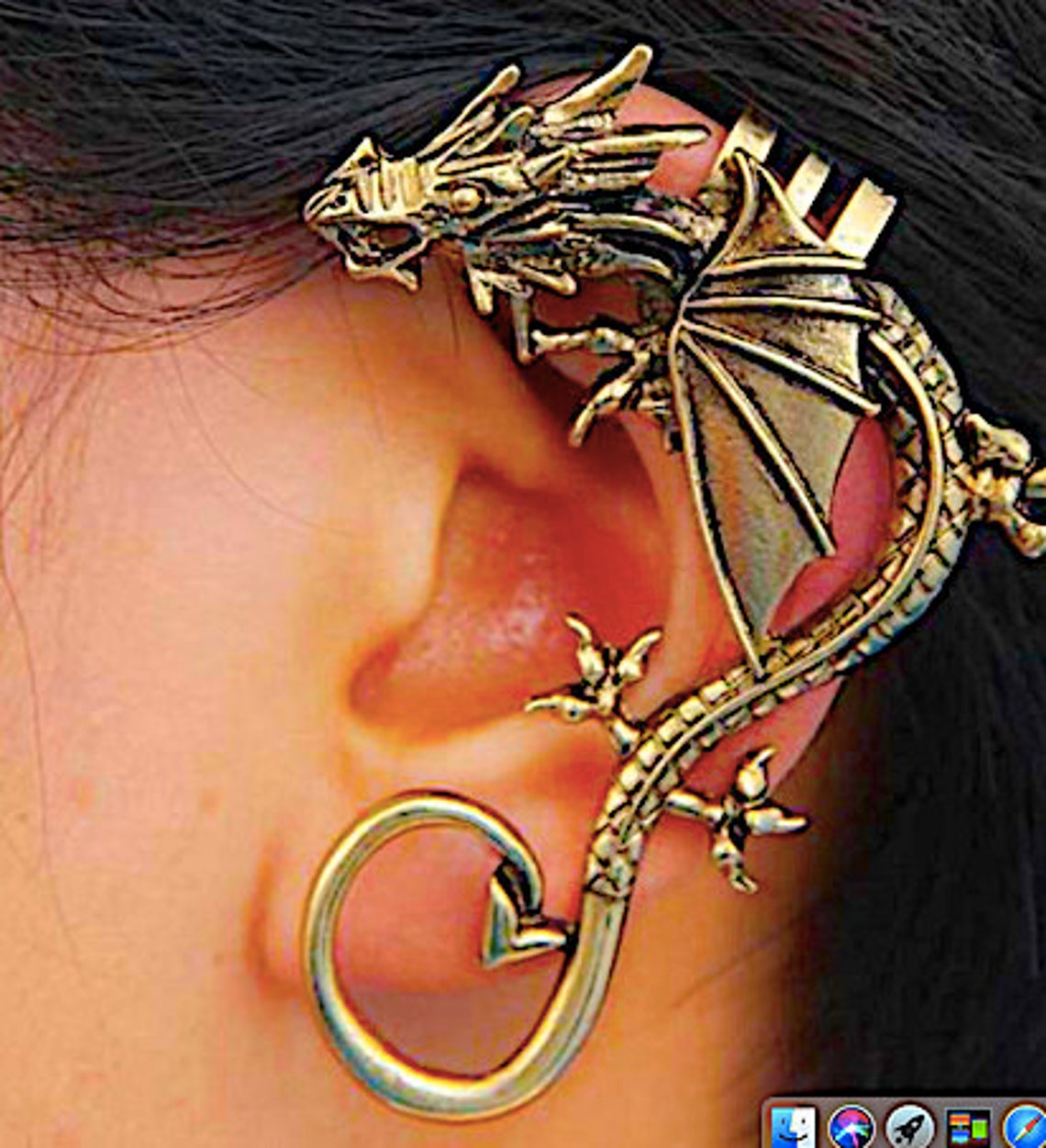 Dragon Ear Cuff Ear Wrap | Etsy