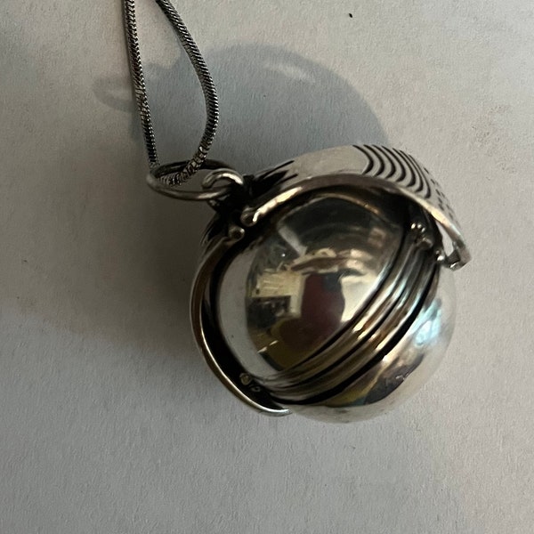 Ball Locket Necklace - Etsy