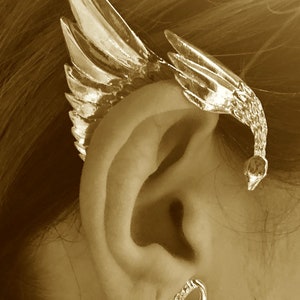 Elf Ears Wings Pair Silver Plated Bronze - Etsy