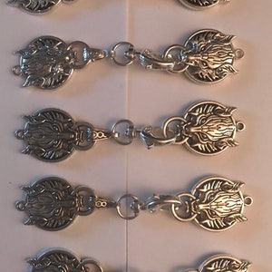 Wolf Cloak Clasps Set of 5, Penannular, Cape Closures - Etsy