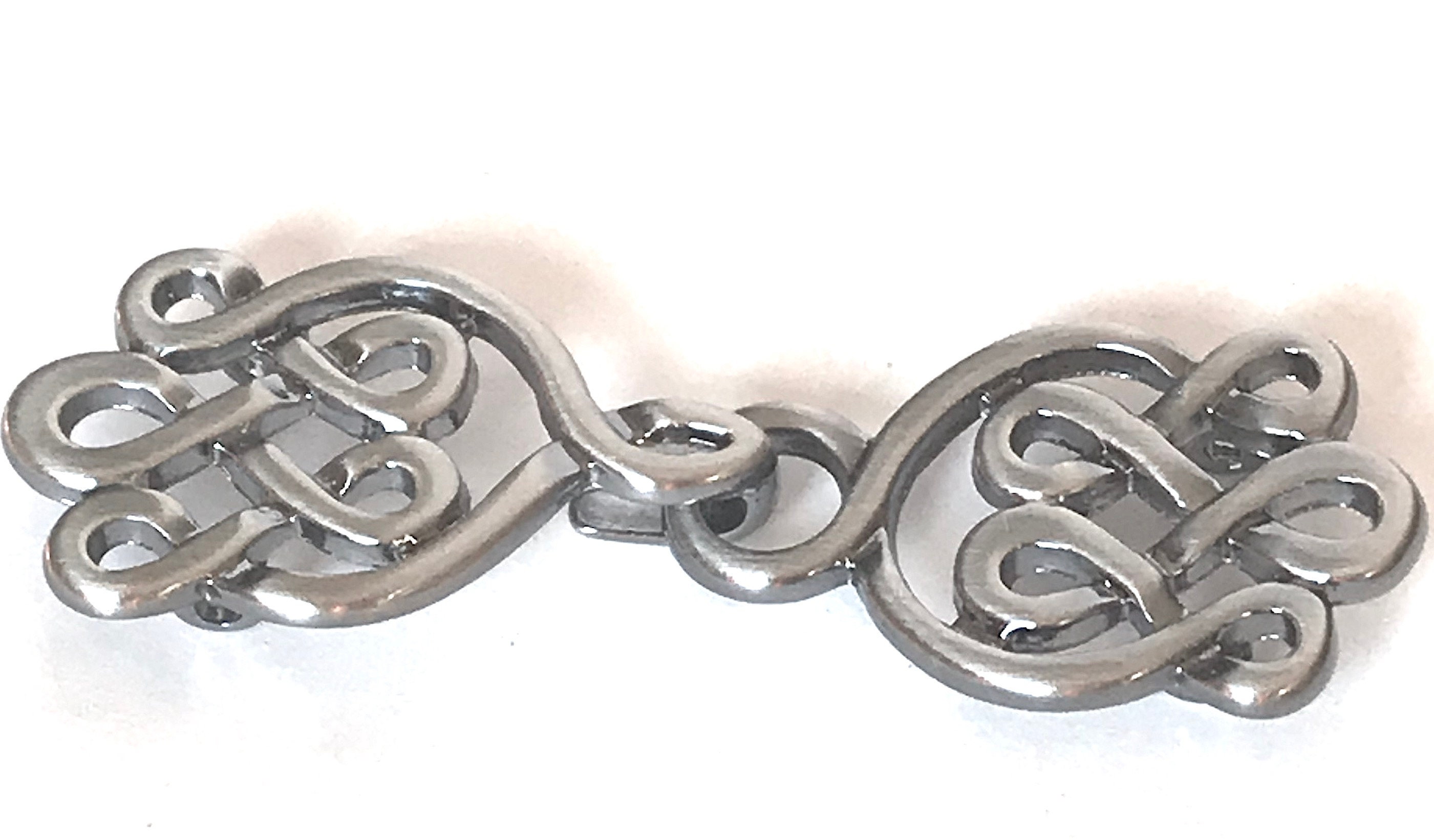 Celtic Cloak Clasp Silver Fibula Penannular Cape Closure | Etsy