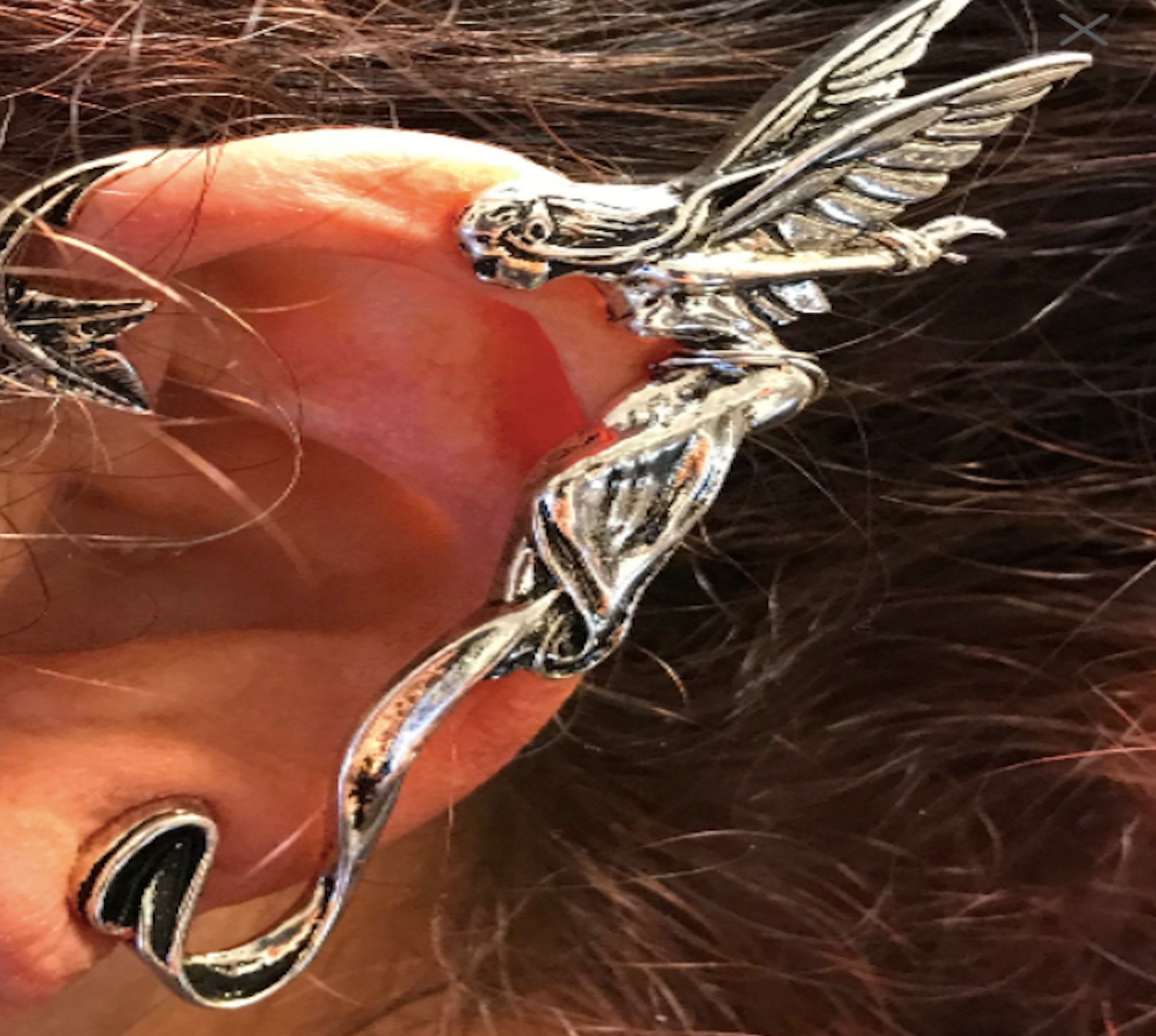 Fairy Ear Cuff Ear Wrap Silver Elf Ear Single Left Ear Only | Etsy